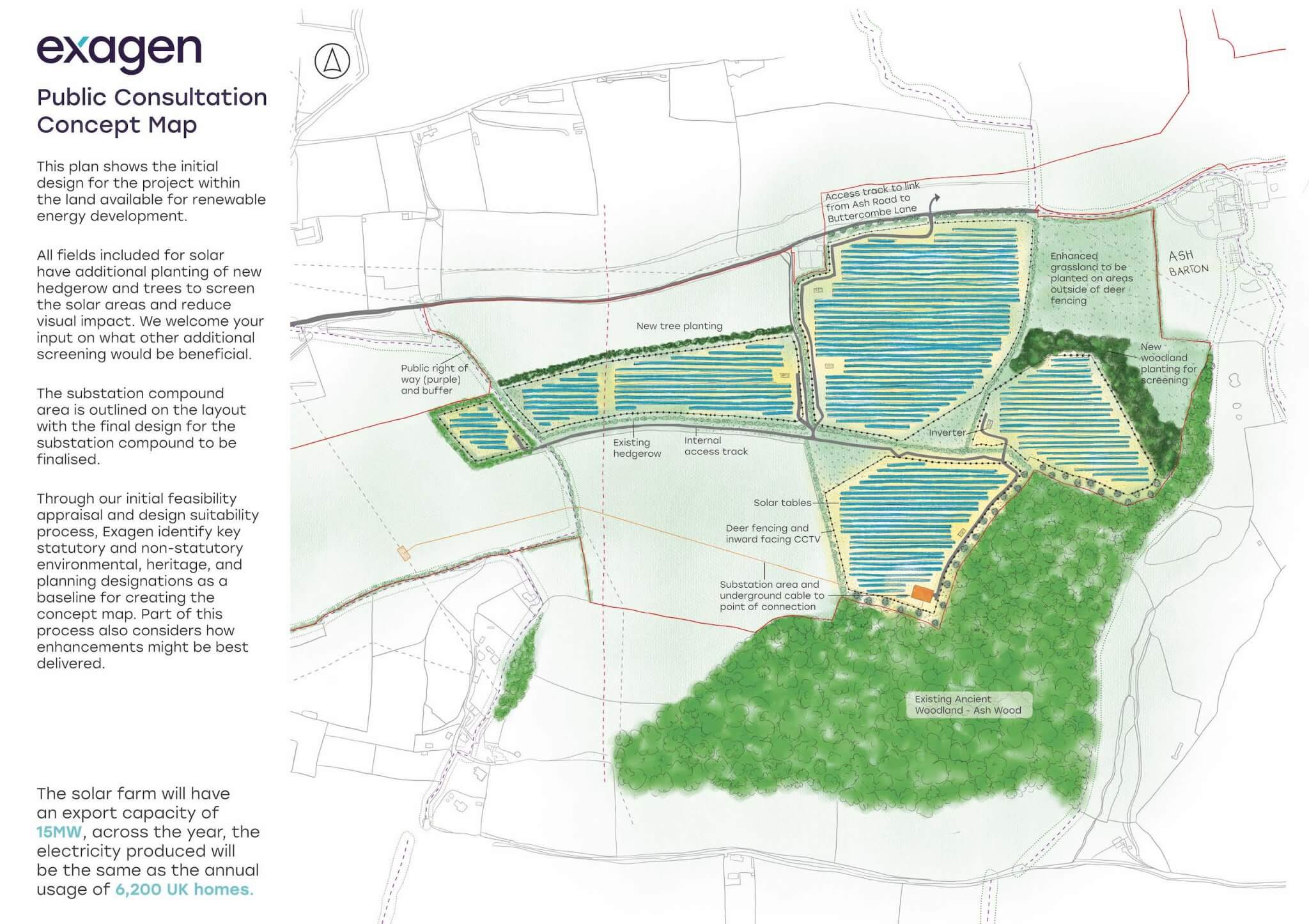 Buttercombe Solar Farm - Exagen